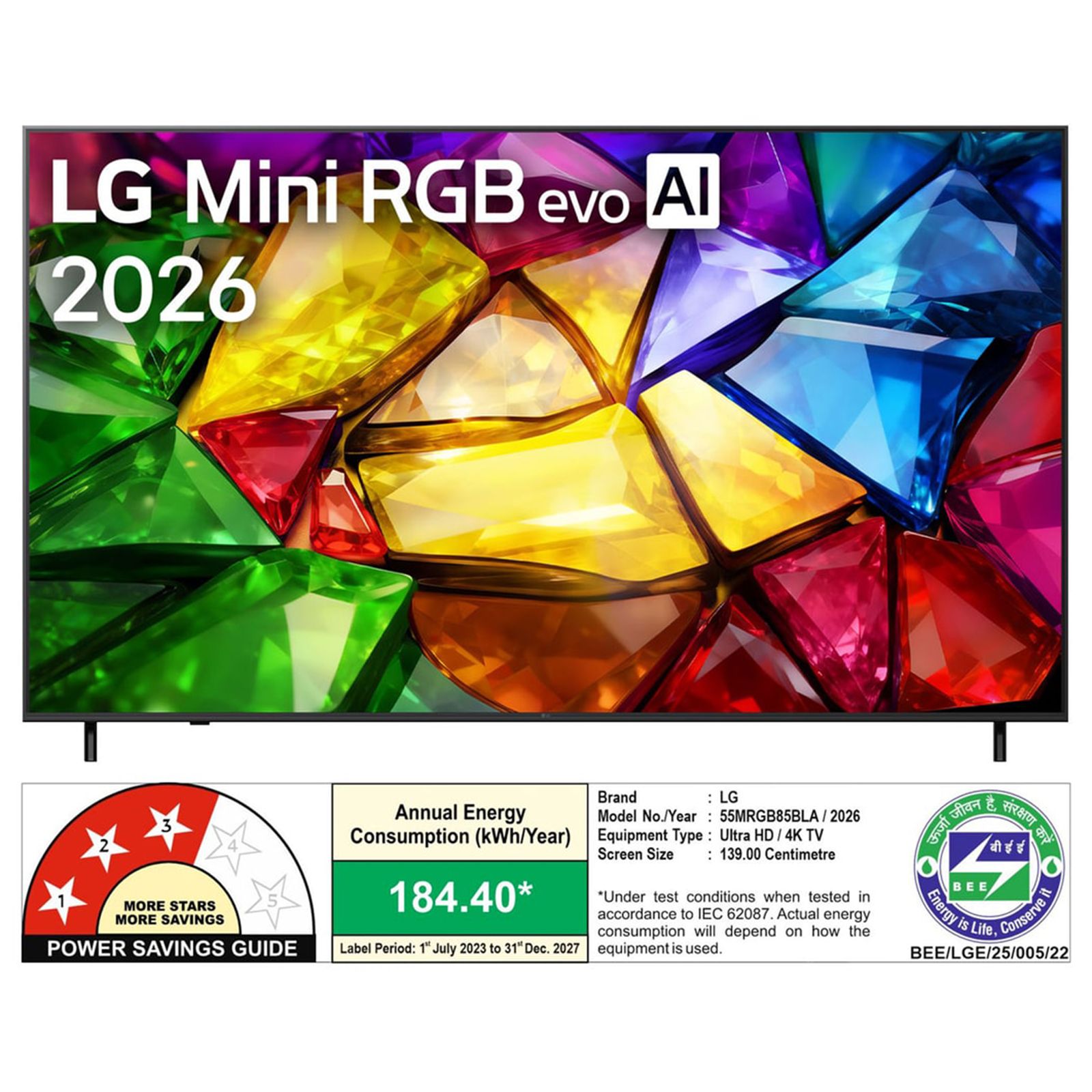 Buy LG MRGB85 139.7 cm (55 inch) Mini RGB 4K Ultra HD Smart WebOS TV ...