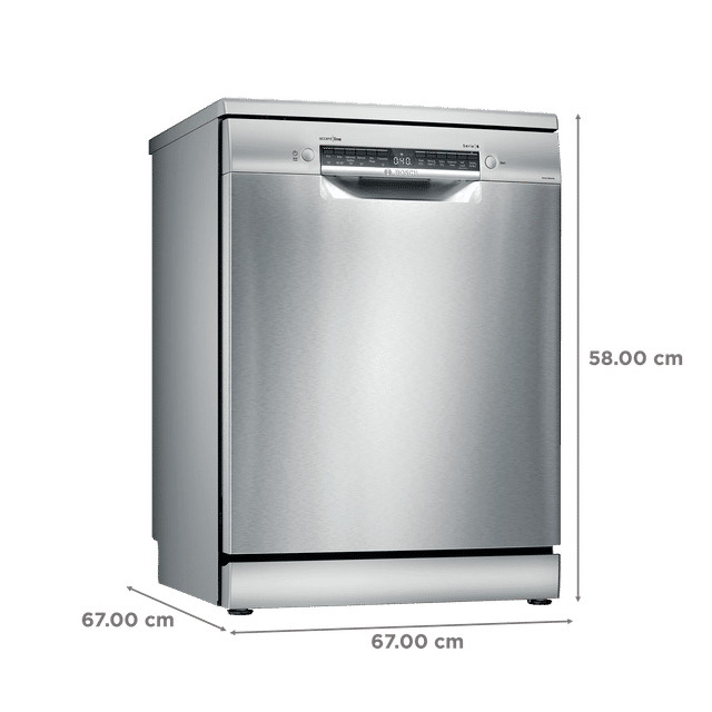 Buy BOSCH Series 6 14 Place Settings Free Standing Dishwasher with ...