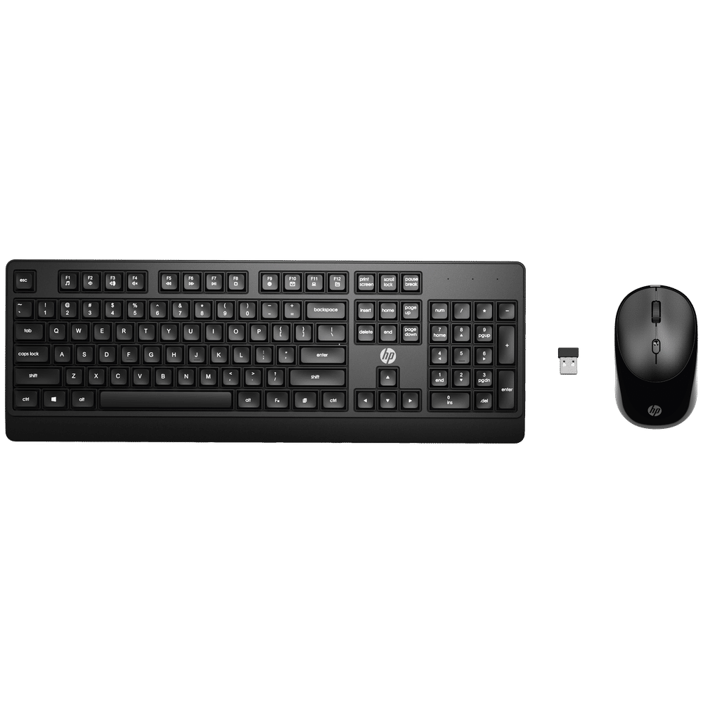 Buy HP KM250 Wireless Keyboard and Mouse Combo (1200DPI Adjustable ...