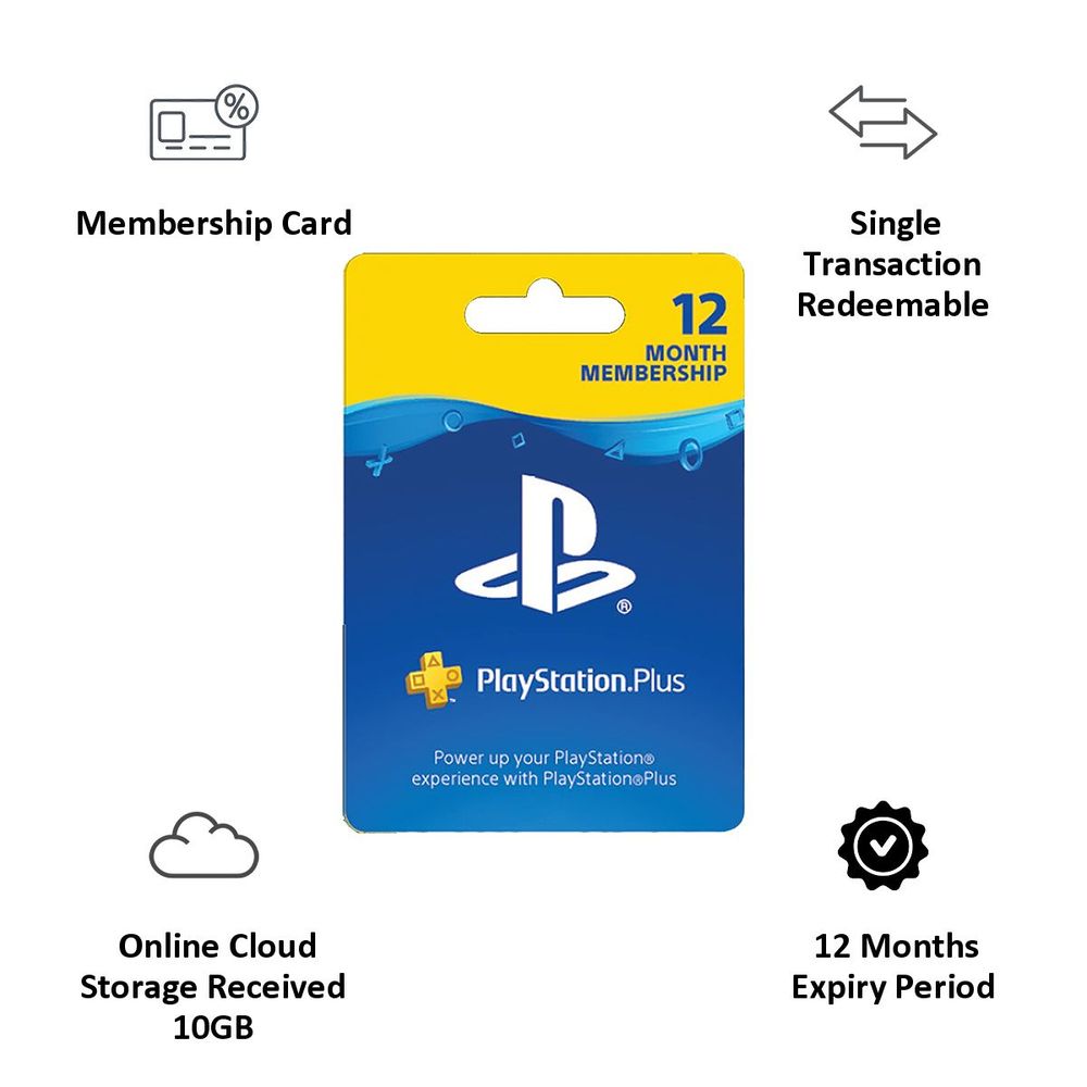 Buy Sony PlayStation Plus - 365 Days Membership Card Online - Croma