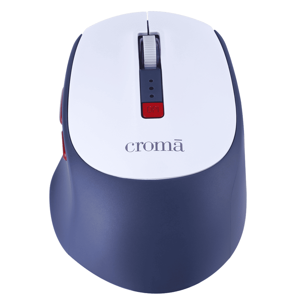 Buy Croma Rechargeable Wireless Gaming Mouse with 6 Buttons (3200 DPI ...