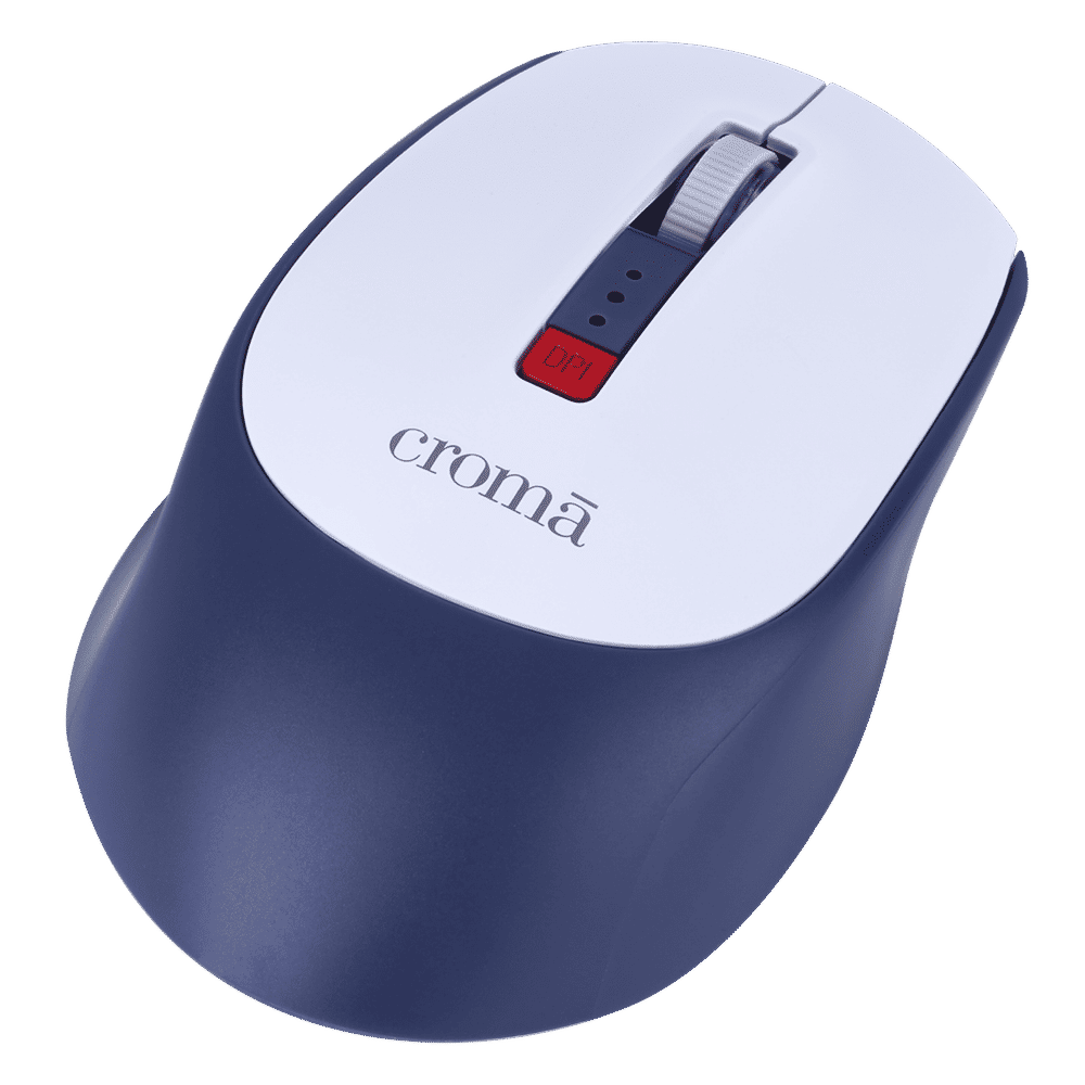 Buy Croma Rechargeable Wireless Gaming Mouse with 6 Buttons (3200 DPI ...