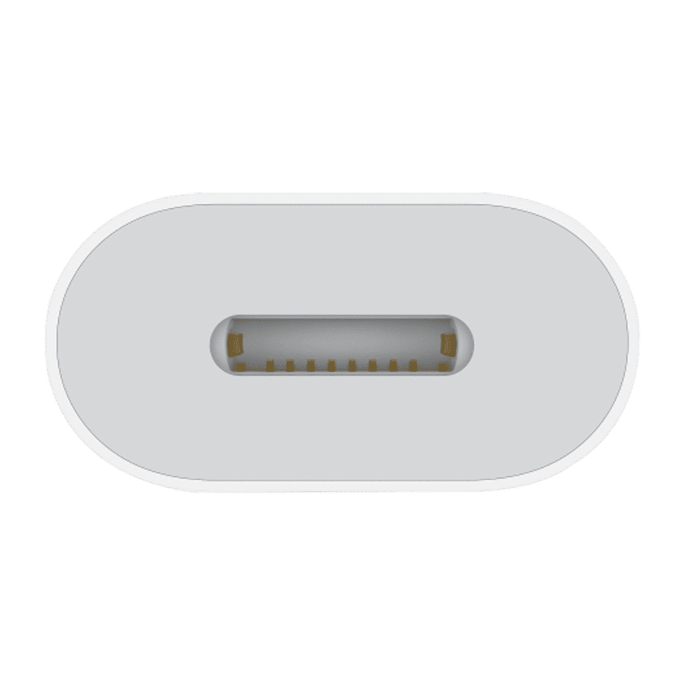 Buy Apple Type C to Lightning Adapter (Durable Braided, White) Online ...