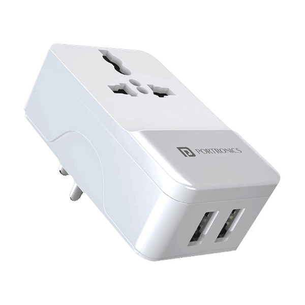 Buy Portronics Adapto III Type A 2-Port Fast Charger (Adapter Only ...