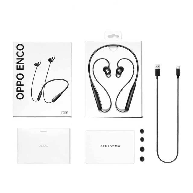 Buy OPPO Enco M32 EWN20 Neckband (IP55 Water & Sweat Resistant, 28 ...