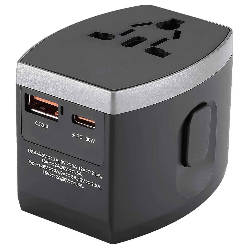 Buy Croma 4 Plugs 150 Countries Travel Adapter (Over Current Protection ...