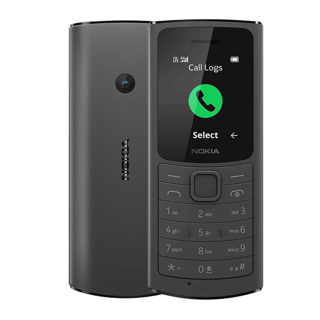 Buy Nokia 110 12LYRB21A01 (128MB, Dual SIM, Rear Camera, Charcoal ...