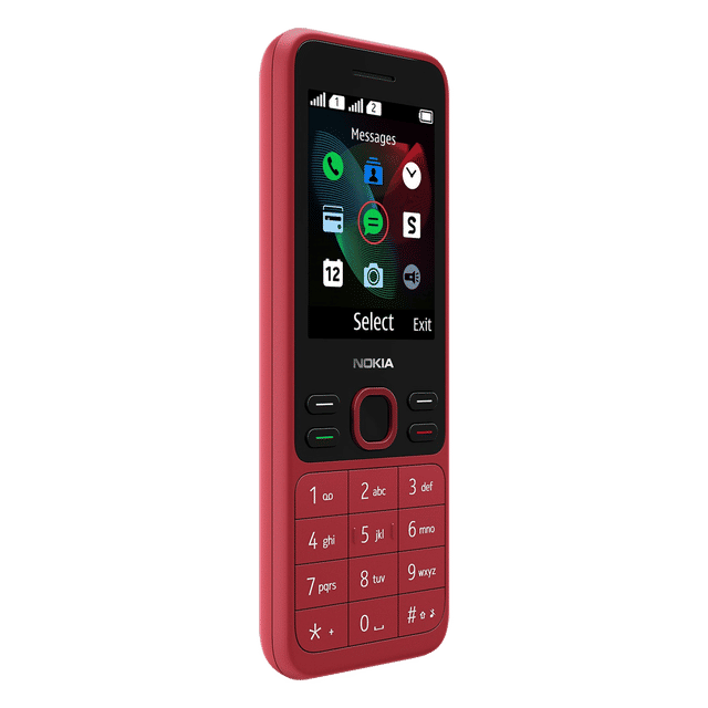 Buy Nokia 150 12GMNR21A01 (4MB, Dual SIM, Rear Camera, Red) Online - Croma