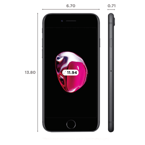 Refurbished iPhone 7 (32GB, Jet Black) Online - Croma