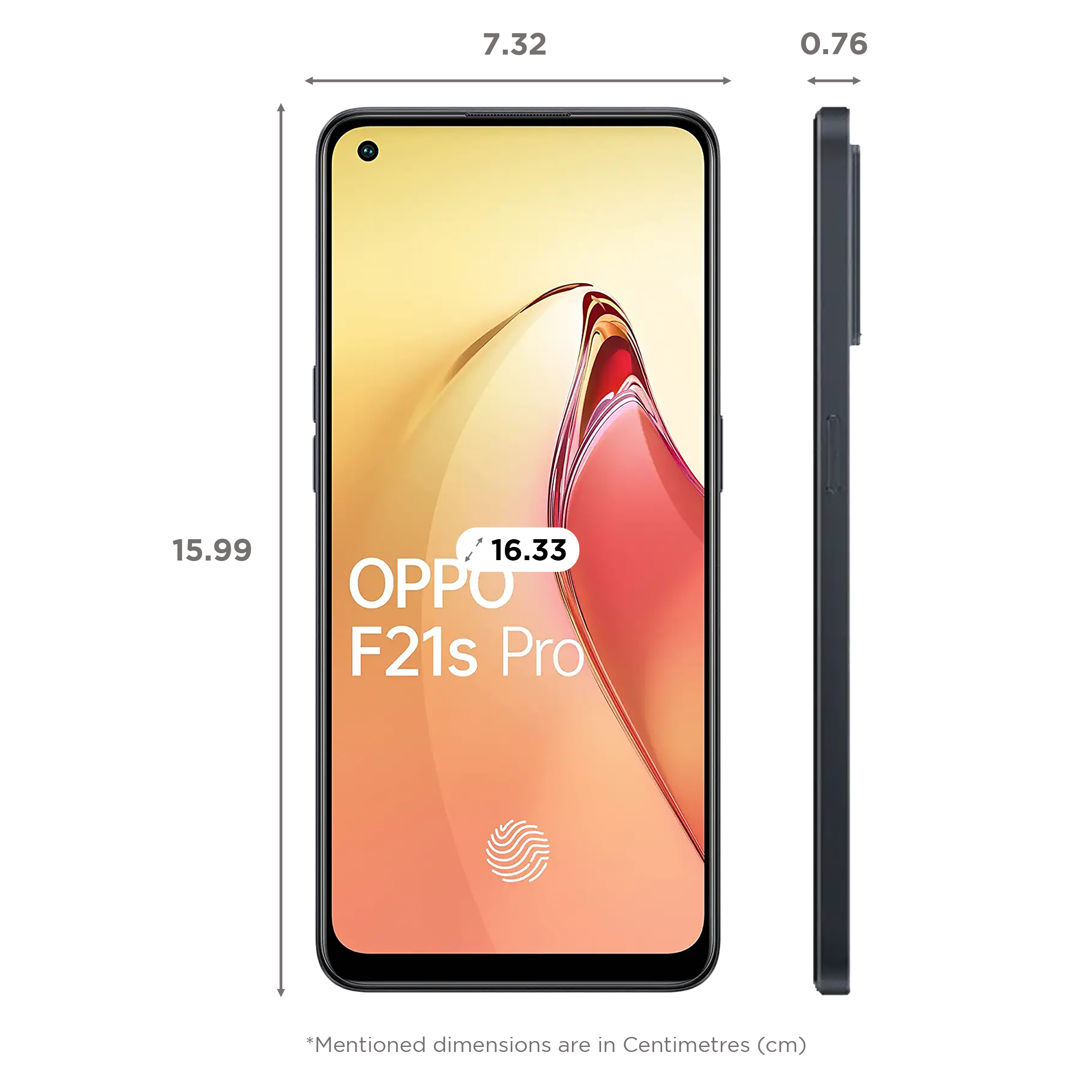 Buy Oppo F21s Pro (8GB RAM, 128GB, Starlight Black) Online - Croma