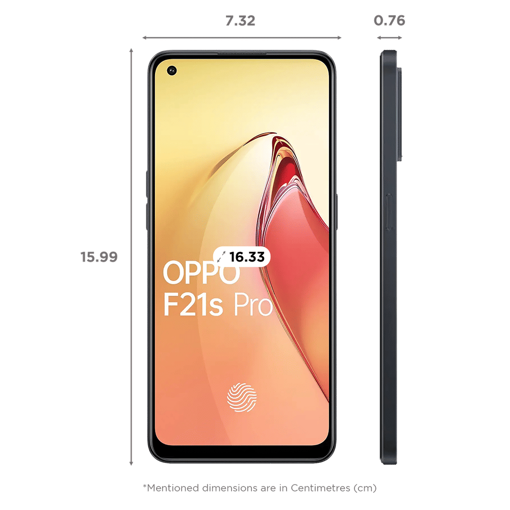 Buy Oppo F21s Pro (8GB RAM, 128GB, Starlight Black) Online - Croma