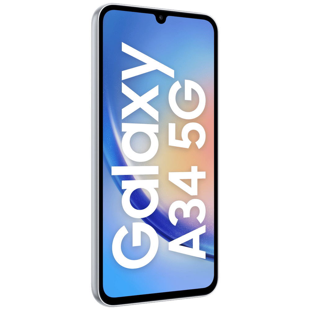 Buy SAMSUNG Galaxy A34 5G (8GB RAM, 128GB, Awesome Silver) Online - Croma