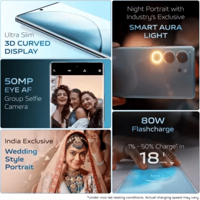 Buy vivo V29 5G (8GB RAM, 128GB, Majestic Red) Online - Croma