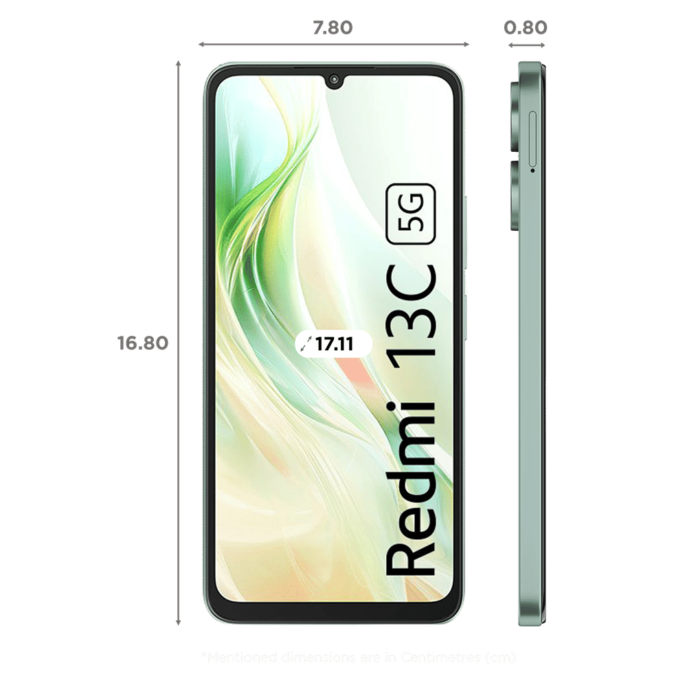 Buy Redmi 13C 5G (6GB RAM, 128GB, Startrail Green) Online - Croma