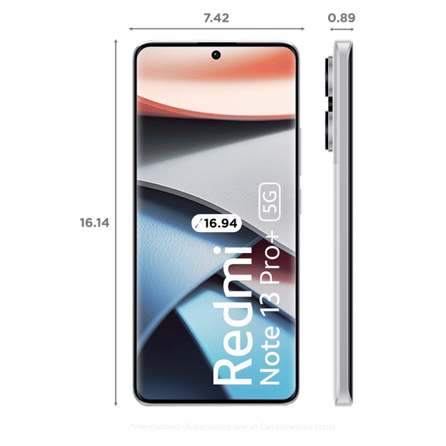 Buy Redmi Note 13 Pro Plus 5G (12GB RAM, 512GB, Moonlight White) Online ...