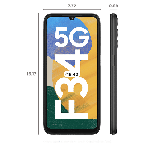 Buy SAMSUNG Galaxy F34 5G (6GB RAM, 128GB, Electric Black) Online - Croma