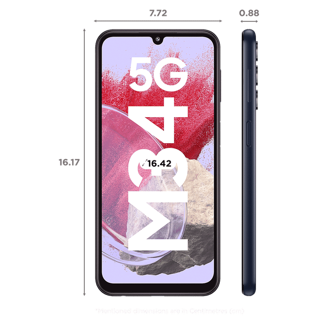 Buy SAMSUNG Galaxy M34 5G (6GB RAM, 128GB, Midnight Blue) Online - Croma