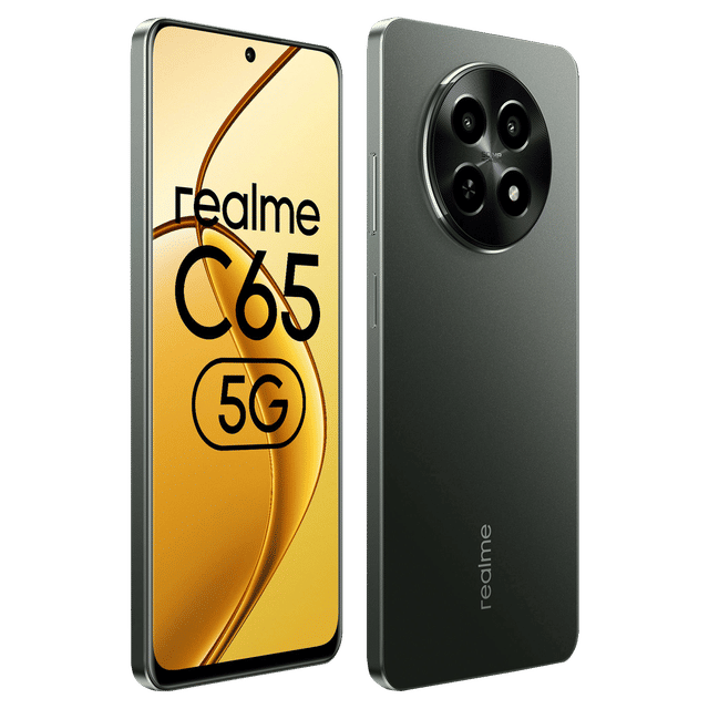 Buy realme C65 5G (8GB RAM, 128GB, Glowing Black) Online - Croma