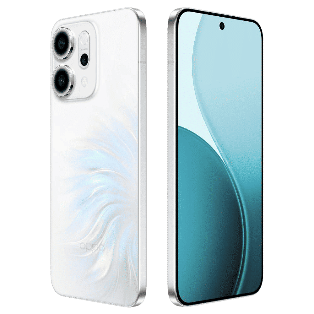 Buy oppo Reno 14 5G (12GB RAM, 512GB, Pearl White) Online - Croma