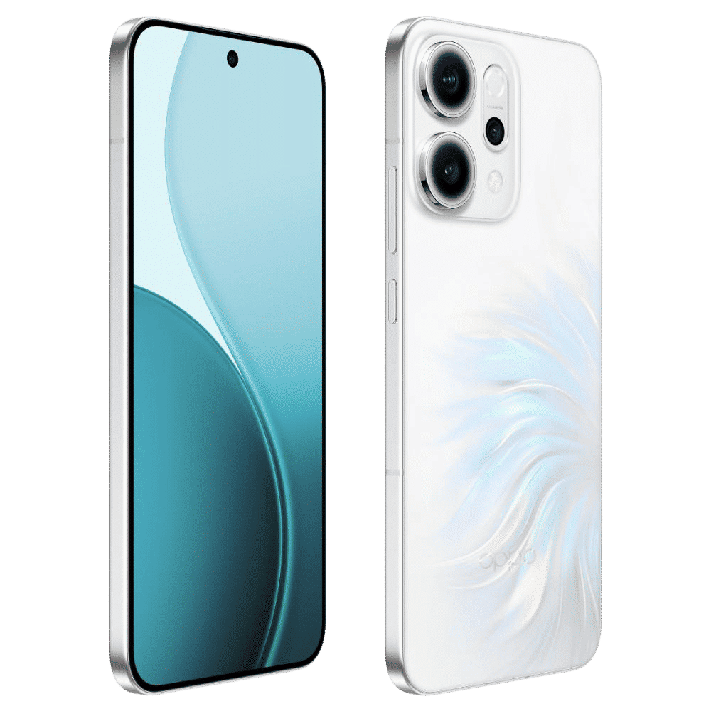 Buy oppo Reno 14 5G (8GB RAM, 256GB, Pearl White) Online - Croma