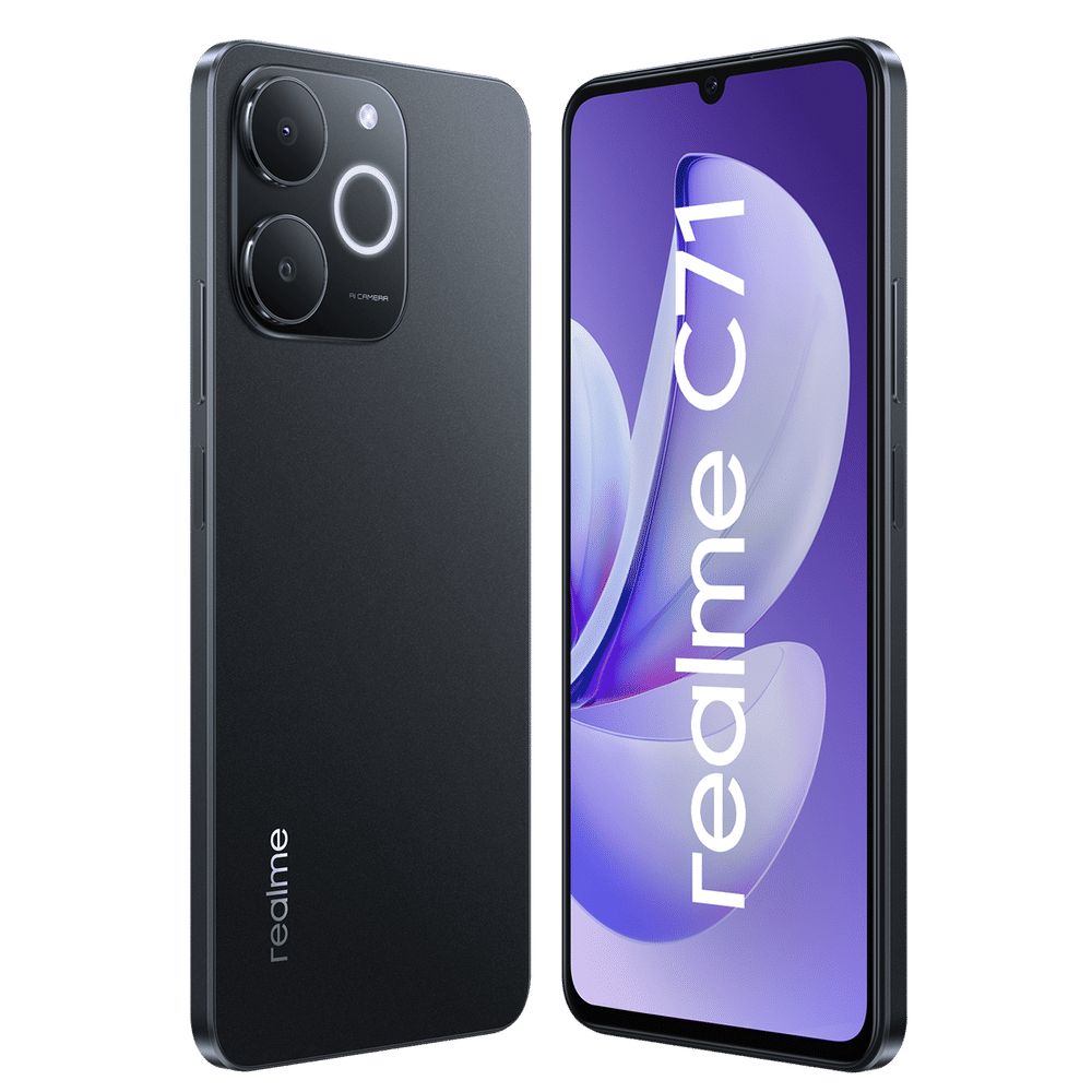 Buy realme C71 (4GB RAM, 64GB, Obsidian Black) Online - Croma