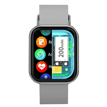 Buy Portronics Kronos X2 Smartwatch with Activity Tracker (33.02mm Full ...