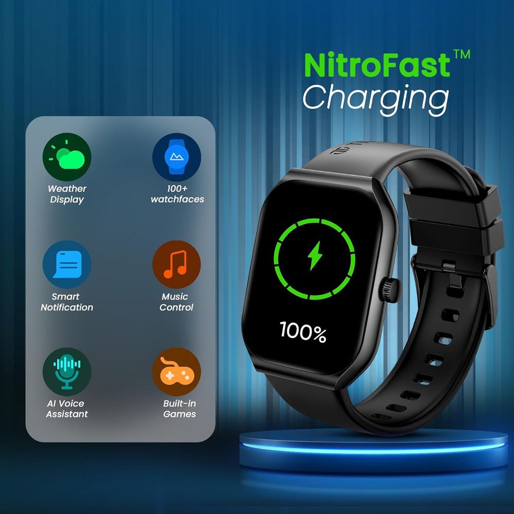 Buy TITAN Smart 3.0 Smartwatch with Bluetooth Calling (49.7mm Super ...