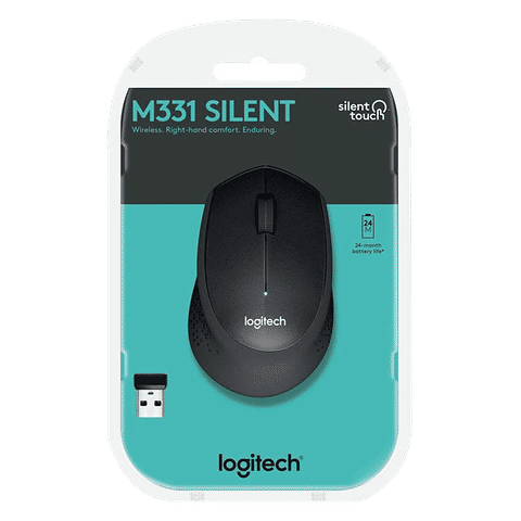 Buy logitech M331 Plus 2.4GHz Wireless Optical Mouse with Silent Click ...