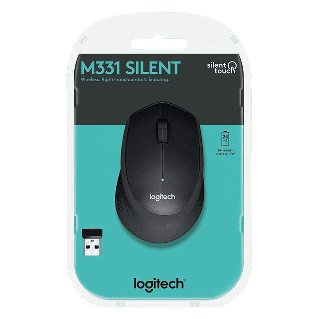 Buy logitech M331 Plus 2.4GHz Wireless Optical Mouse with Silent Click ...