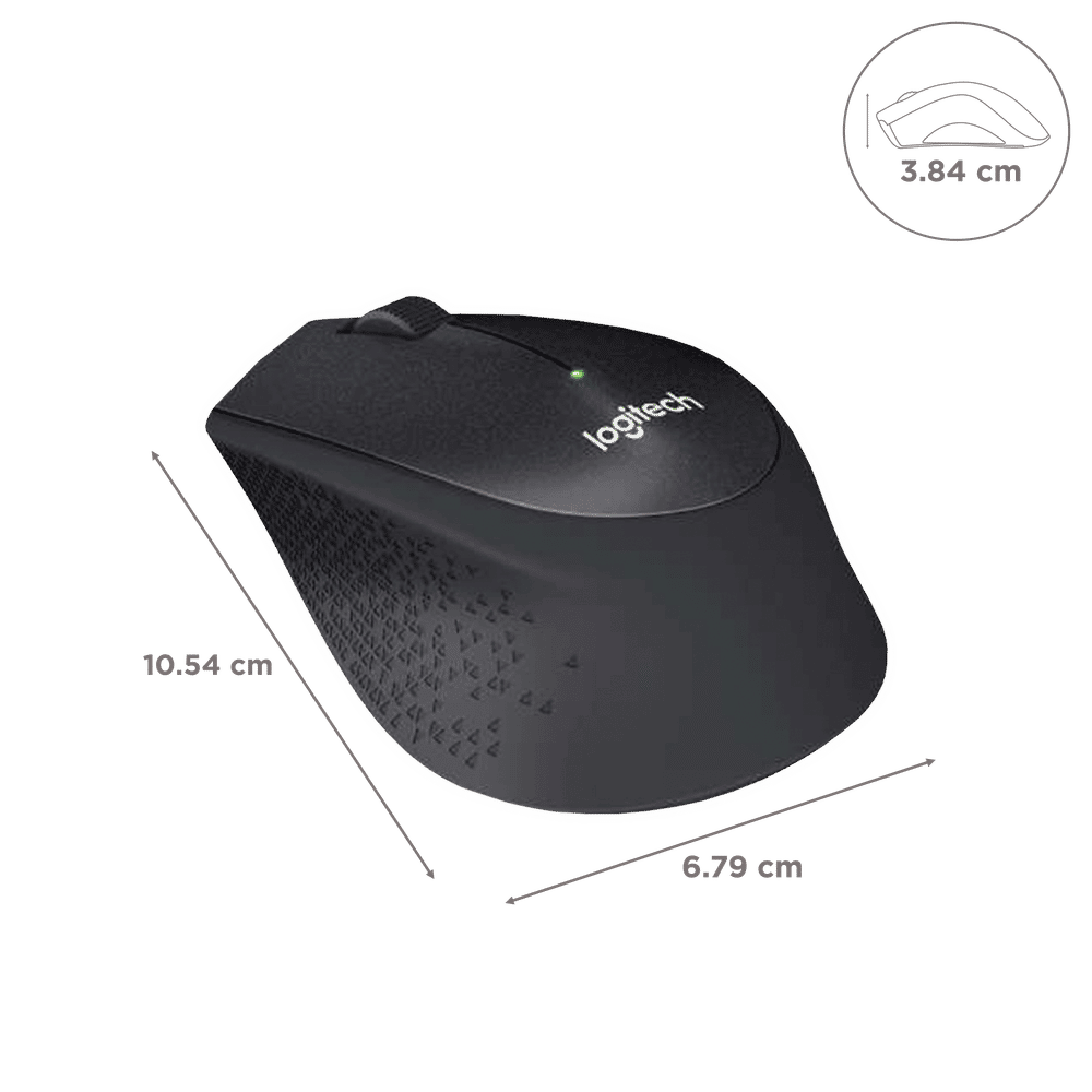 Buy logitech M331 Plus 2.4GHz Wireless Optical Mouse with Silent Click ...