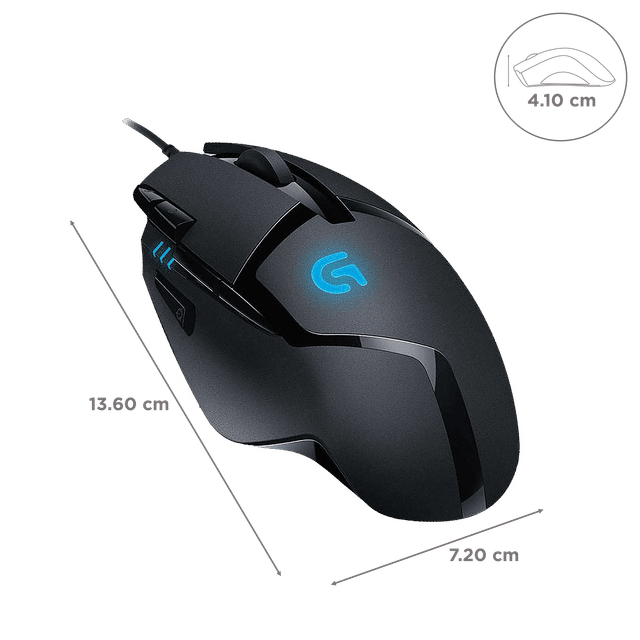 Buy logitech G402 Wired Optical Gaming Mouse (4000 DPI Adjustable ...
