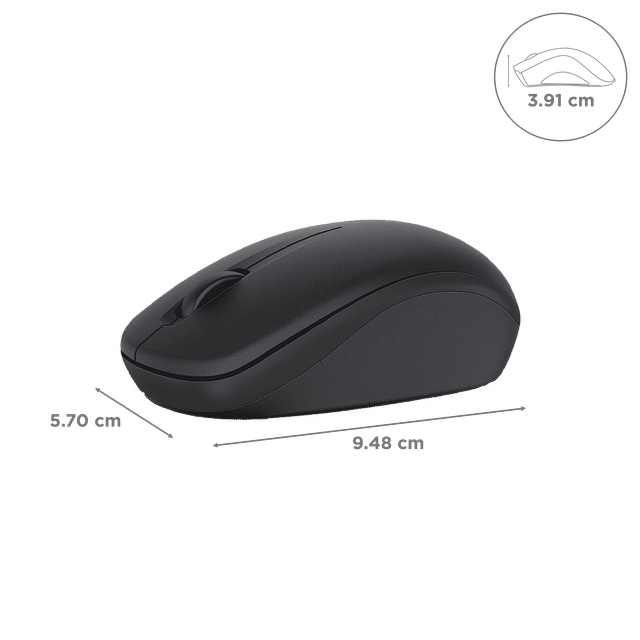 Buy DELL WM126 2.4GHz Wireless Optical Performance Mouse (1000 DPI ...
