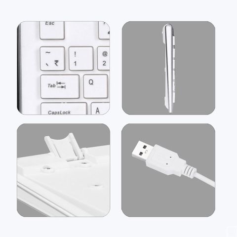 Buy Zebronics ZEB-DLK01 Wired Keyboard with Number Pad (UV Coated Keys ...