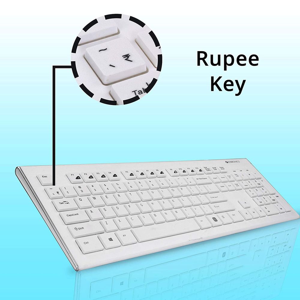 Buy Zebronics ZEB-DLK01 Wired Keyboard with Number Pad (UV Coated Keys ...