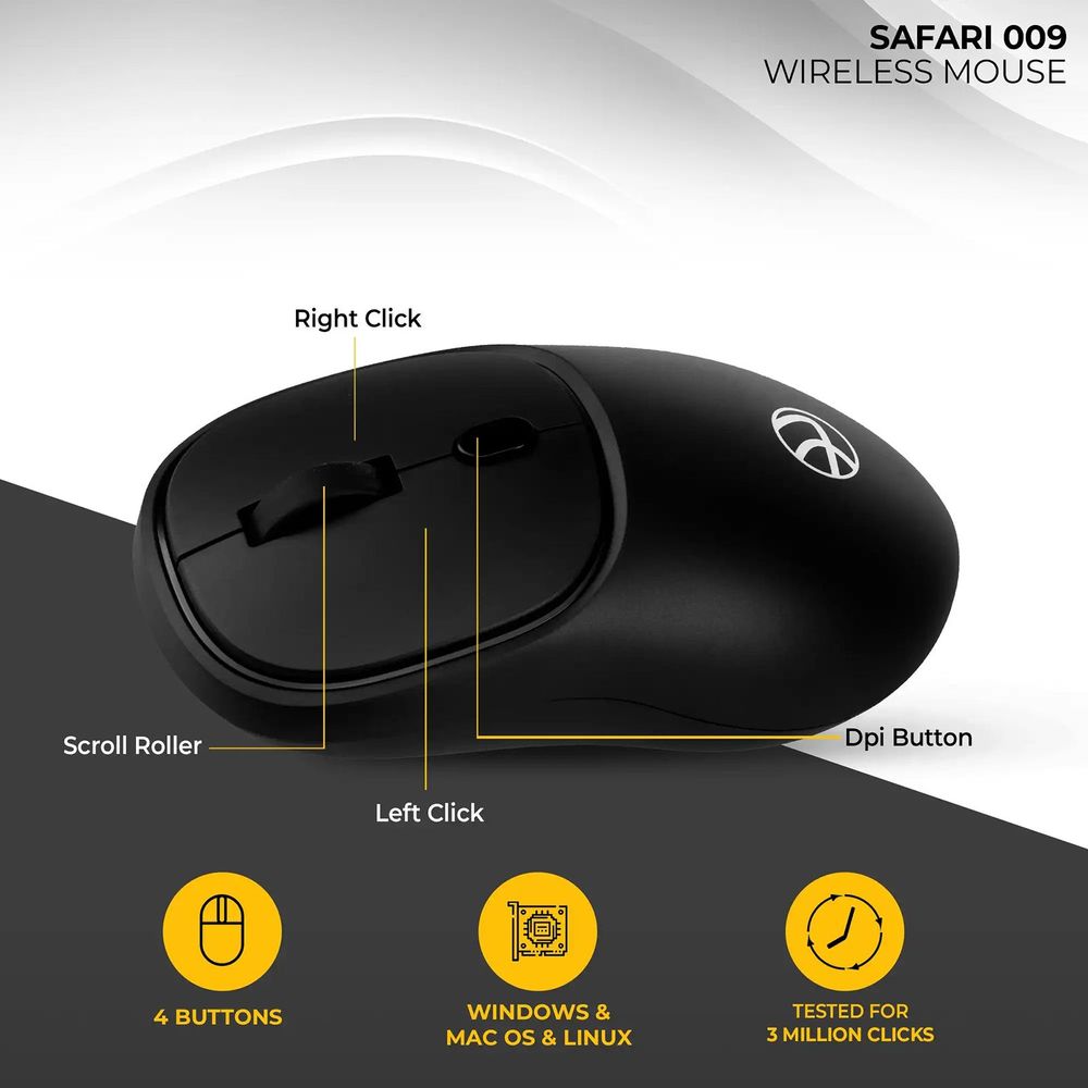 Buy Lapcare Safari 009 Wireless Optical Gaming Mouse (1600 DPI ...