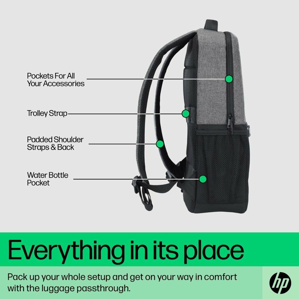 Buy HP 320 Polyester Laptop Backpack for 15.6 Inch Laptop (21 L, Padded ...