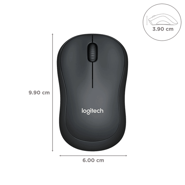Buy logitech M220 Wireless Optical Mouse with Silent Click Buttons ...
