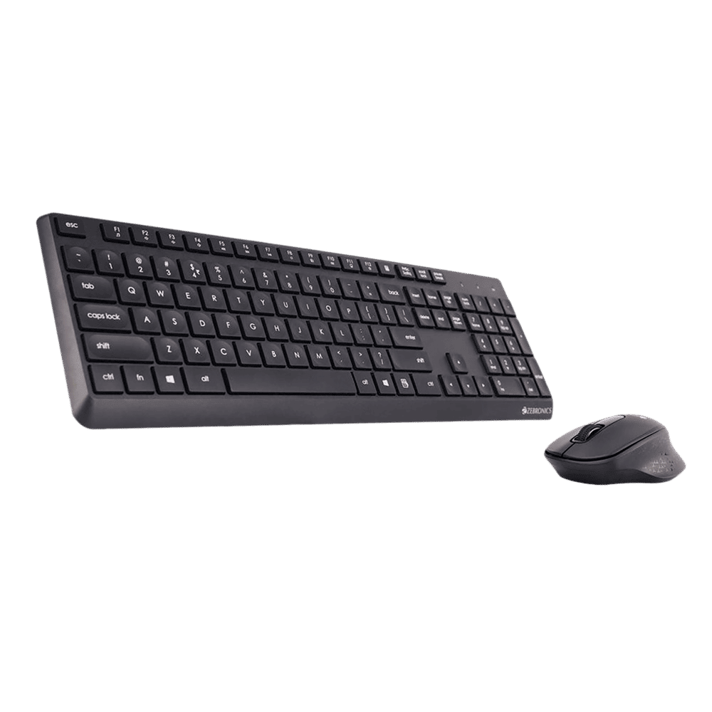 Buy Zebronics Zeb Companion 200 Wireless Keyboard & Mouse Combo (106 ...