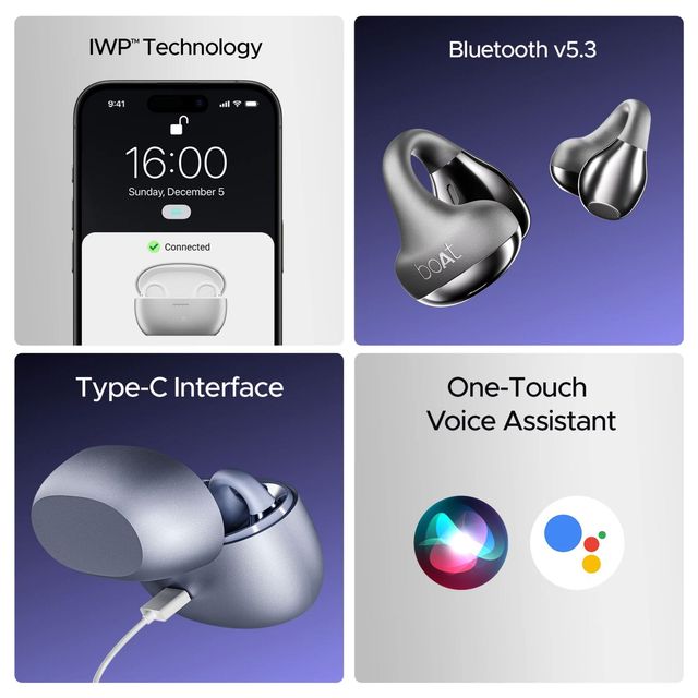 Buy boAt Airdopes Loop TWS Earbuds with Noise Isolation (IPX4 Splash ...