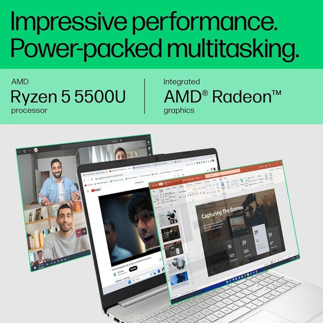 Buy HP 15s-eq2144AU AMD Ryzen 5 (15.6 inch, 8GB, 512GB, Windows 11, MS ...