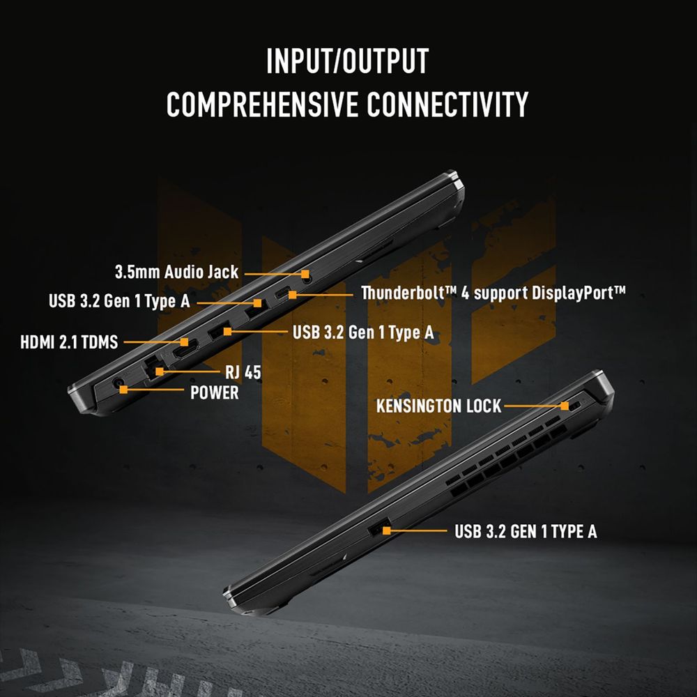 Buy ASUS TUF Gaming F15 FX506HF-HN024WS Intel Core i5 11th Gen Gaming ...