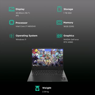 Buy HP Omen 16 wf1096TX Intel Core i7 14th Gen Gaming Laptop (16GB, 1TB ...