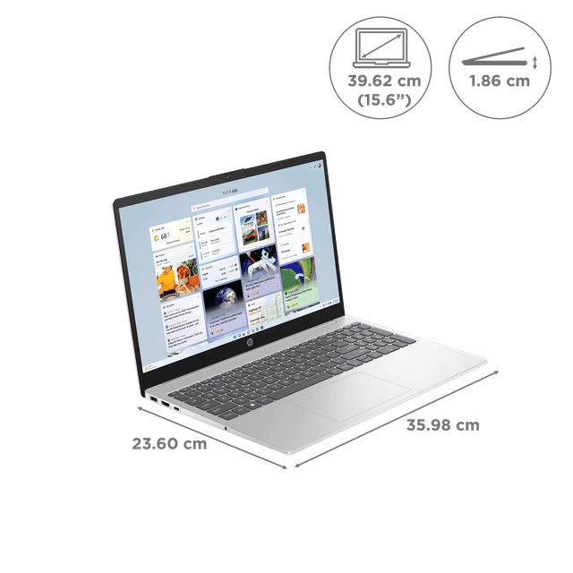 Buy HP 15 fd0221TU Intel Core i5 13th Gen Business Laptop (16GB, 512GB ...