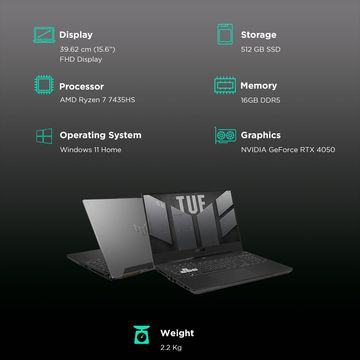 Buy ASUS TUF Gaming A15 FA507NUR-LP082W AMD Ryzen 7 Gaming Laptop (16GB ...