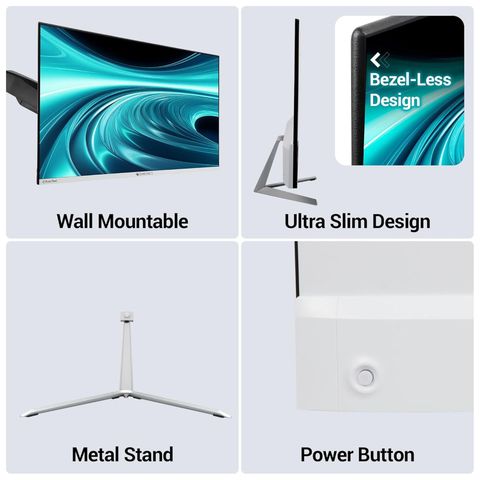 Buy ZEBRONICS MT120 60.4 cm (24 inch) Full HD VA Panel LED Ultra Slim ...
