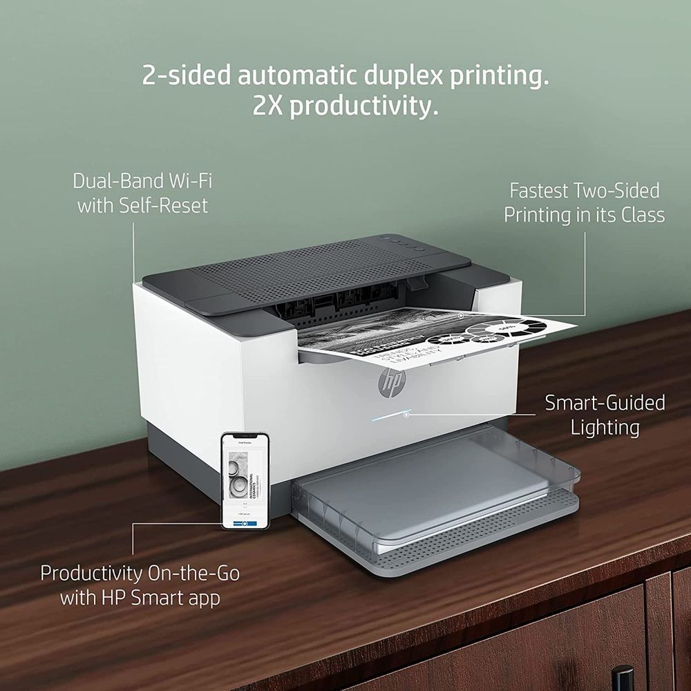 Buy HP Laserjet M208dw Wireless Black & White Printer (Duplex Printing ...