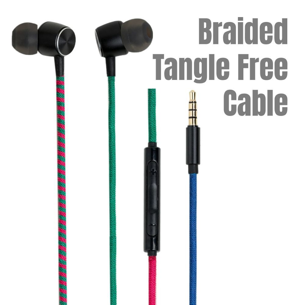 Buy CROSSLOOP Pro Series CSLE013-E Wired Earphone with Mic (In Ear ...