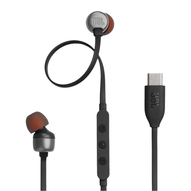 Buy JBL T310C Wired Earphone with Mic (USB Type-C Connector, In Ear ...