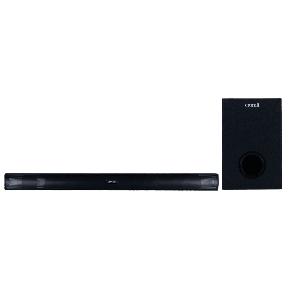 Buy Croma 120W Bluetooth Soundbar with Remote (Surround Sound, 2.1 ...
