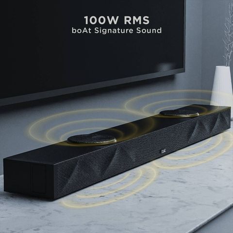 Buy boAt Aavante Bar Raga 100W Bluetooth Soundbar with Remote (Surround ...